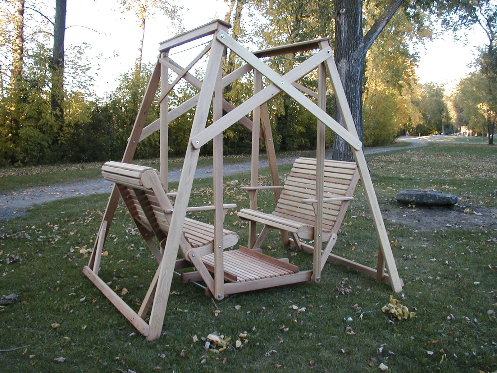 Wooden Classic Garden Swing | The Best Adirondack Chair Company