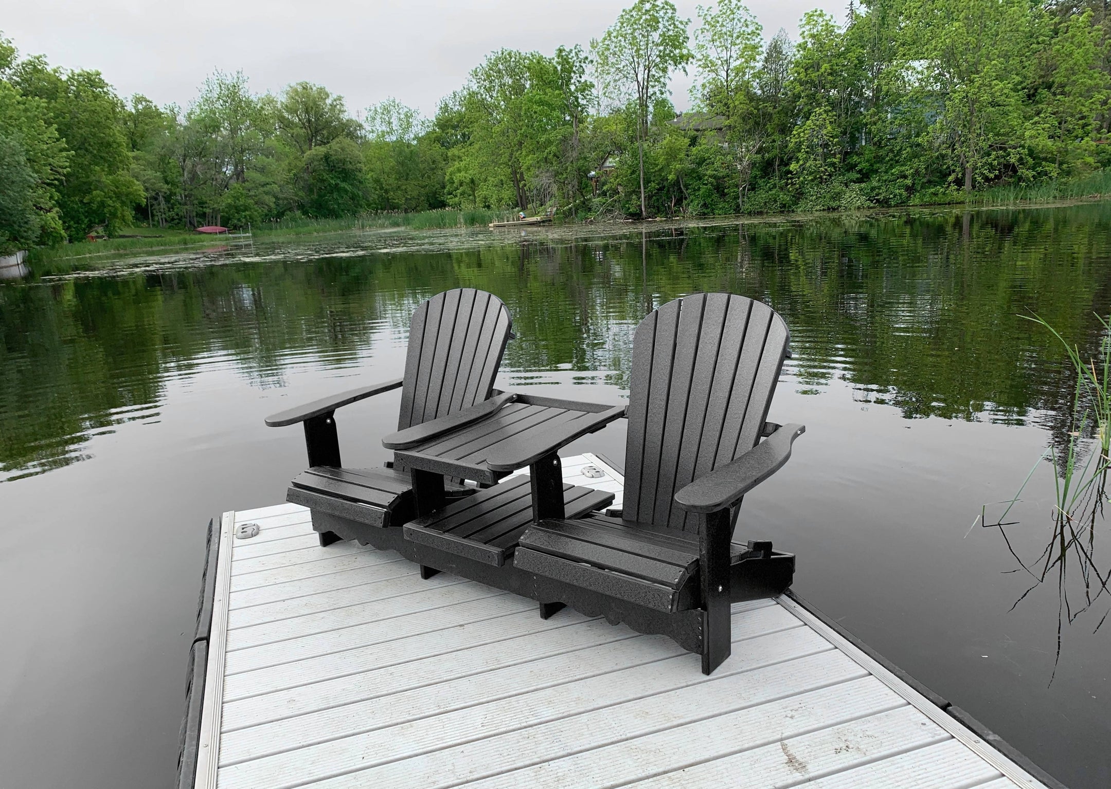 Poly-Luxe Recycled Plastic Double Royal Adirondack Chair | The Best ...
