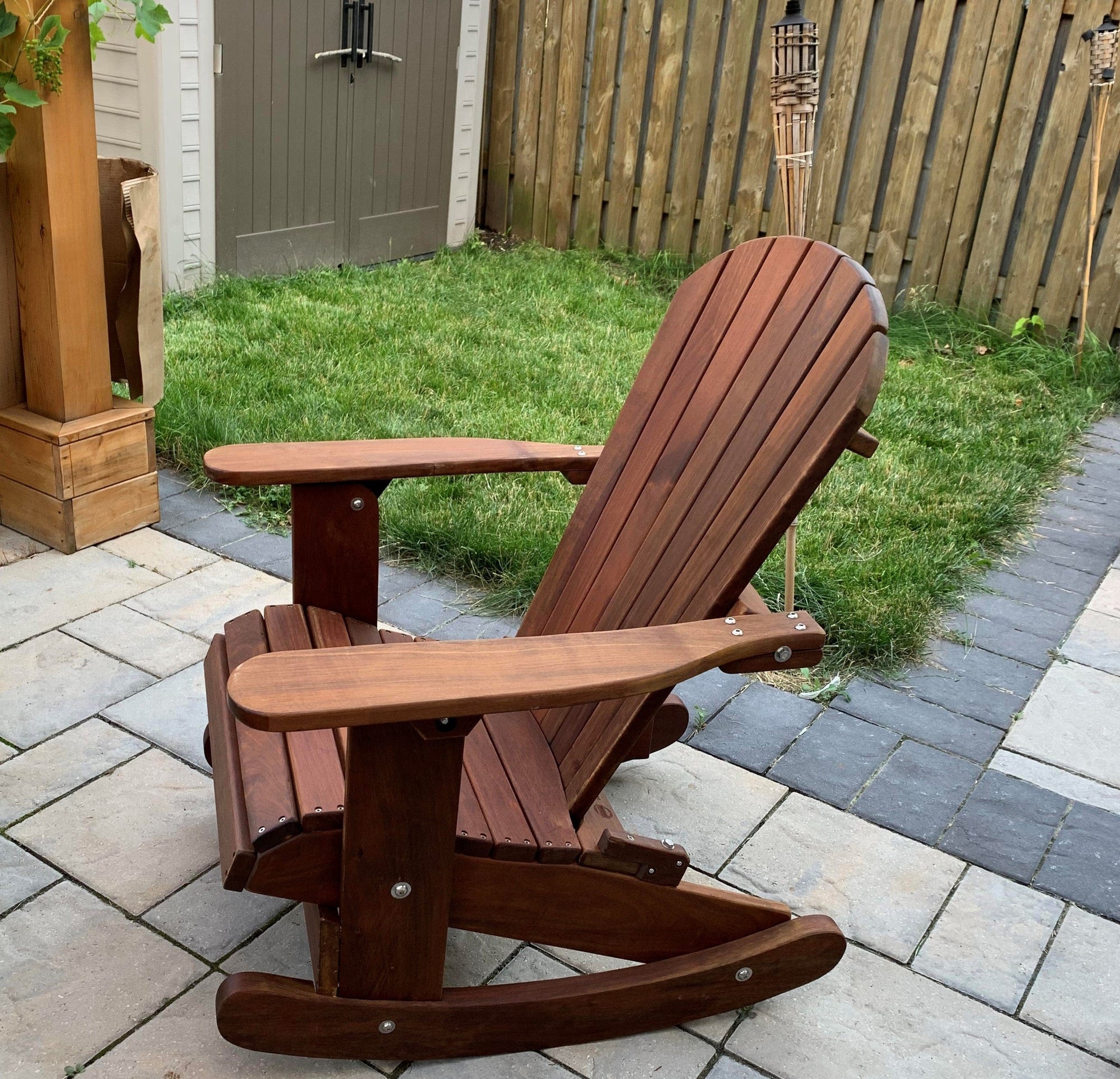 Wooden Royal Rocking Adirondack Chair (Large) | The Best Adirondack ...