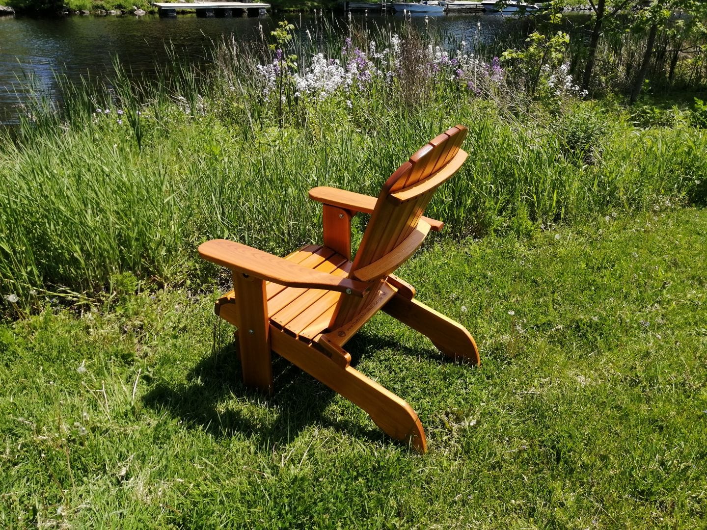 Wooden Royal Upright Adirondack Chair, easiest to get in and out of, p ...