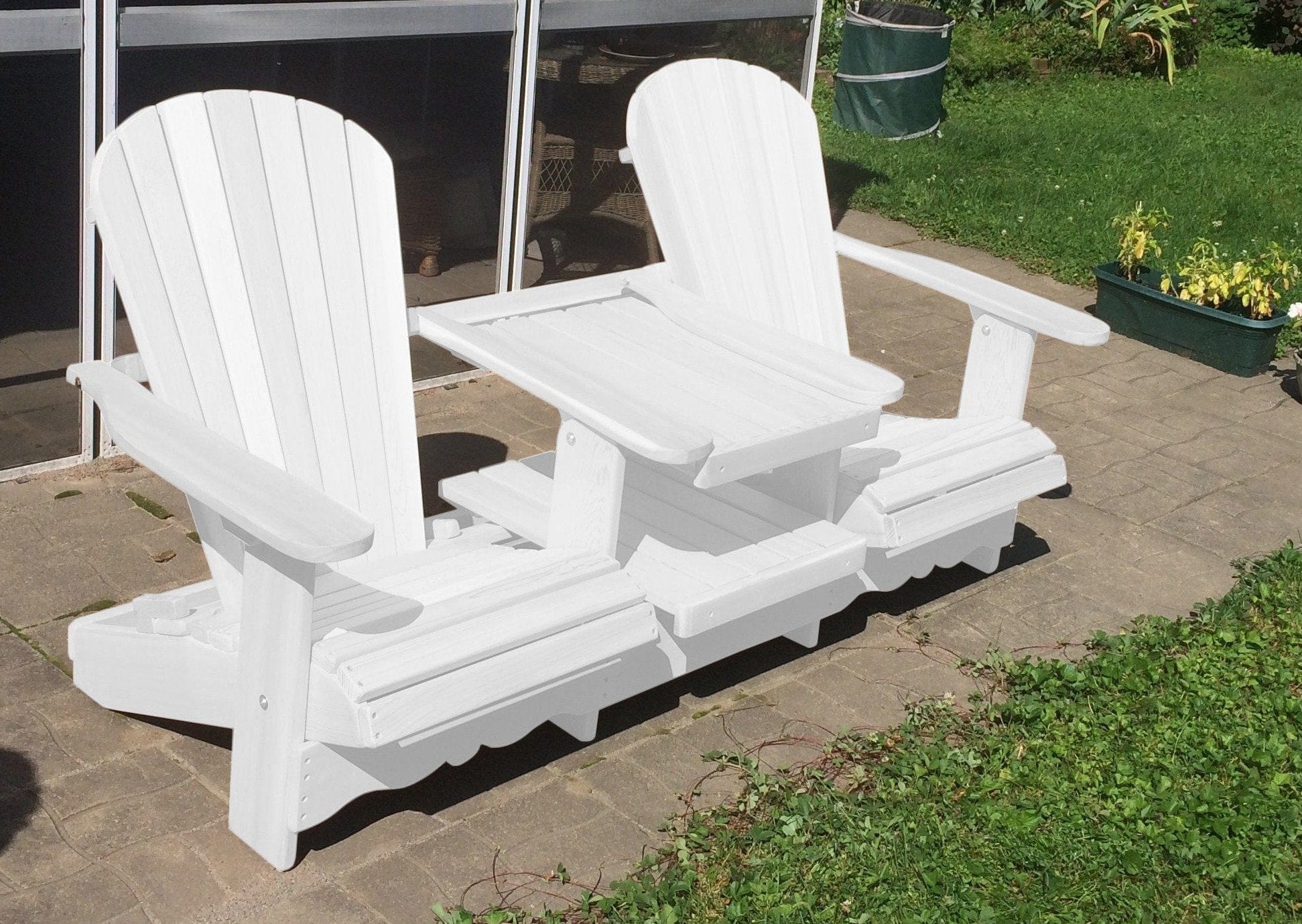 Poly-Luxe Recycled Plastic Double Royal Adirondack Chair | The Best ...